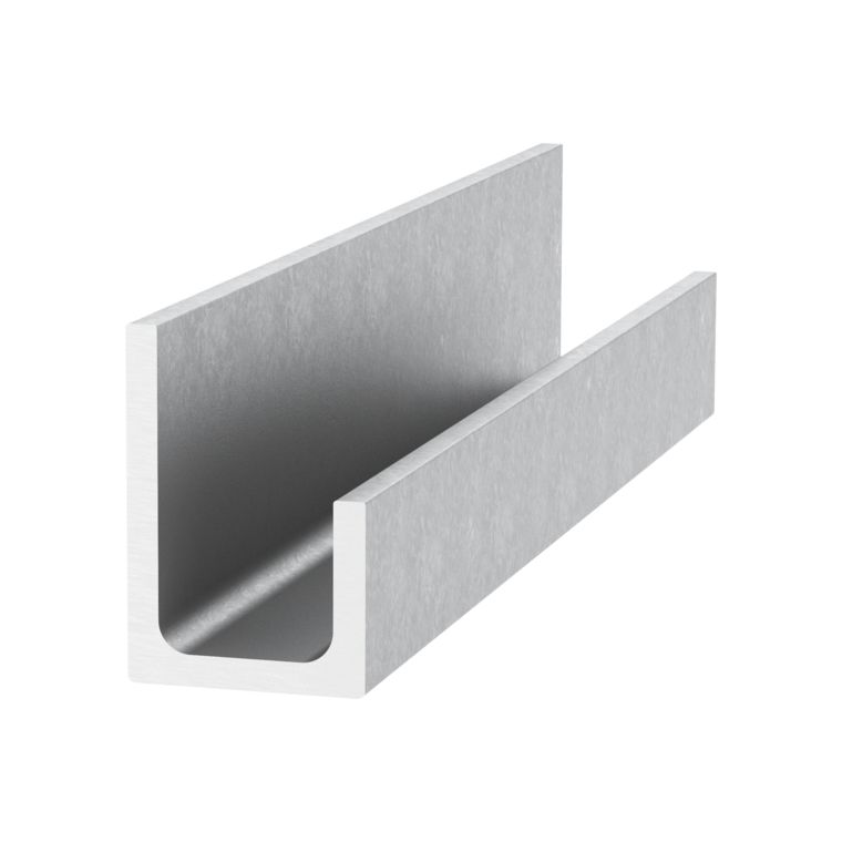 U Profil Ungleichschenklig Aluminium Roh Sfs