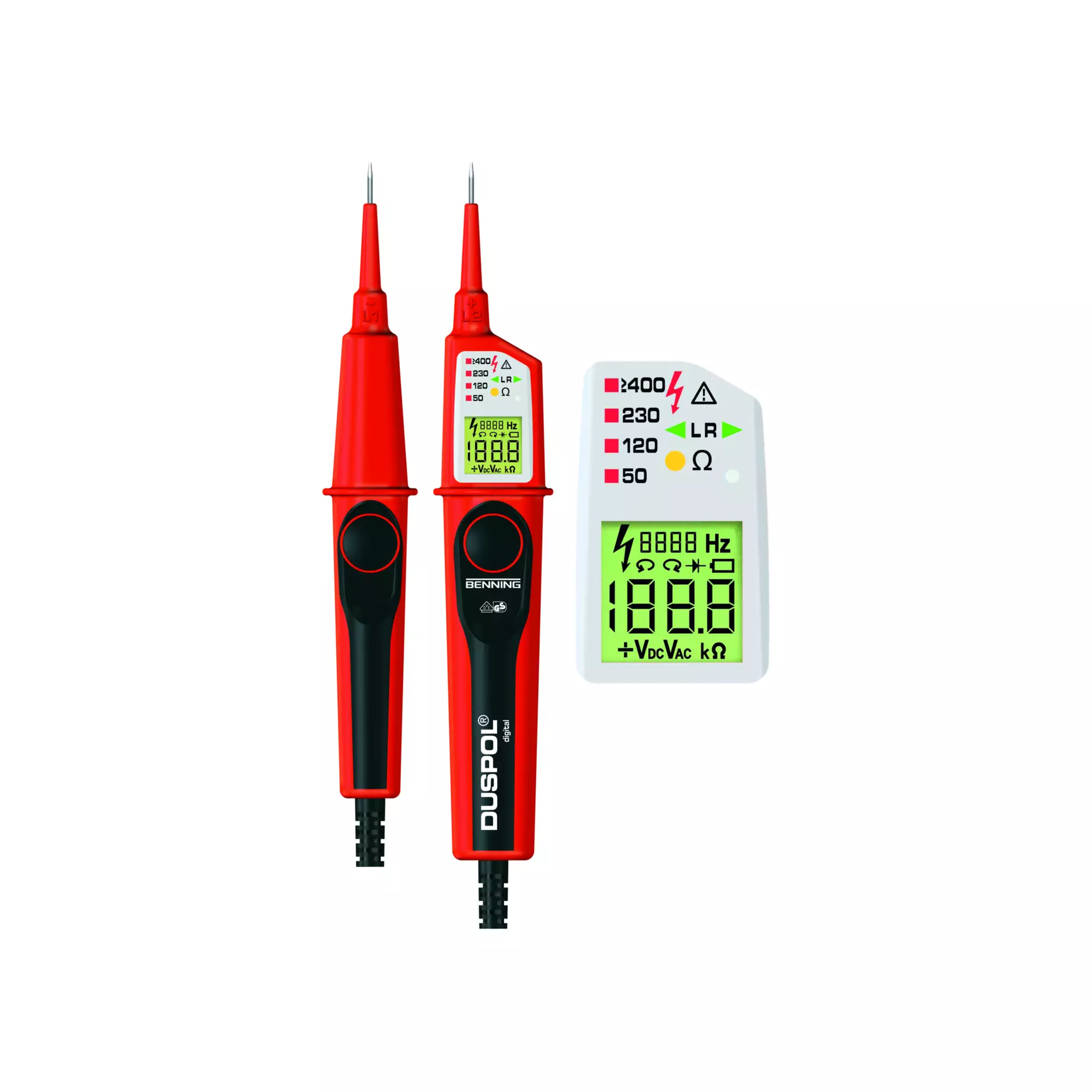 Benning Voltage tester DUSPOL DIGITAL SFS