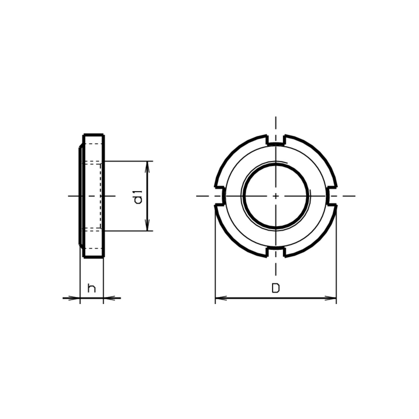Nutmuttern DIN 981-14H znb | SFS